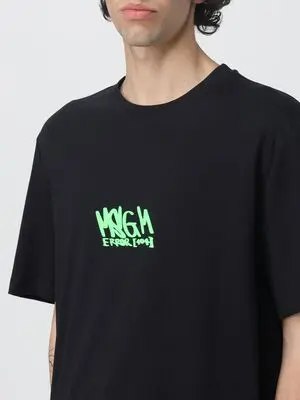 MSGM Logo Printed Crewneck T-shirt