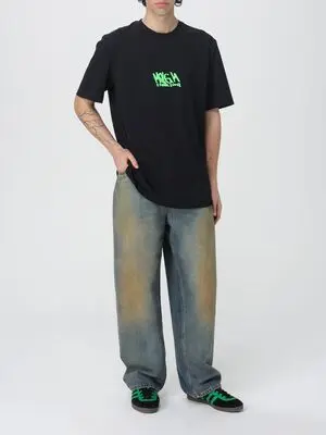 MSGM Logo Printed Crewneck T-shirt