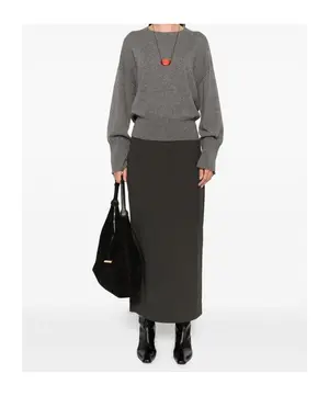 Soft Goat Long-sleeve Cre-neck Knitwear