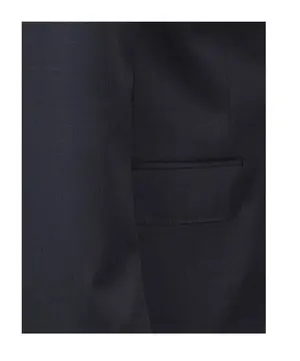 Zegna Long-sleeved Suit Jacket And Belt Loop Casual Pants Suit