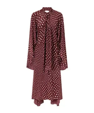 Stella McCartney Tie-waist Polka Dot Dress - Red
