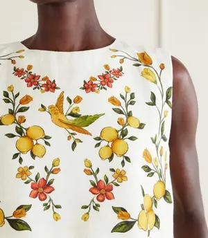 Farm Rio Patterned Sleeveless Vest