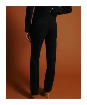 Marella Straight-fit Envers Satin Trousers
