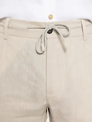 Eleventy Drawstring Pleated Trousers