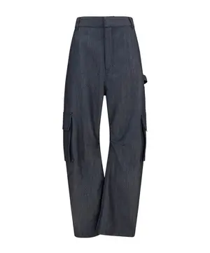 Balenciaga Belt Loop Cargo Pants - Black