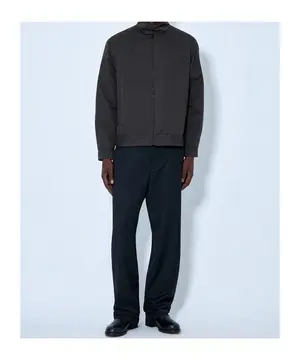 THE ROW Long Sleeve Zip Up Jacket With High Neck