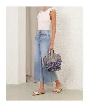 Zimmermann Indra Cropped Flare Jean