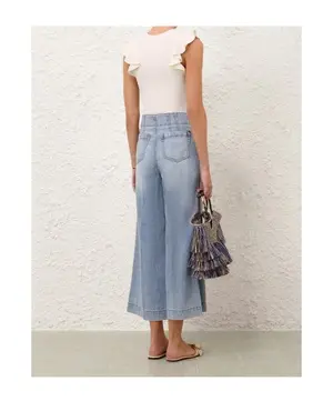 Zimmermann Indra Cropped Flare Jean