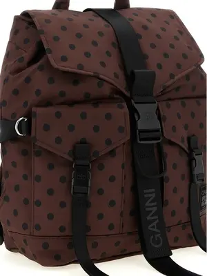GANNI Patterned Backpack