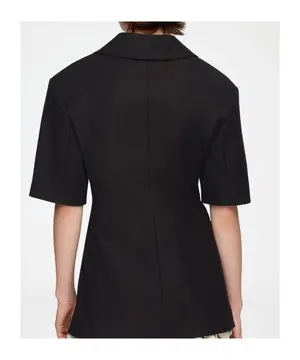 GANNI Blazer In Cotton Tailoring