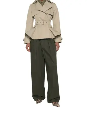 Burberry Short Belted Trench Coat