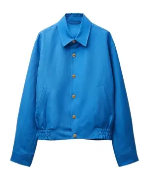 Versace Button-up Blouson With Classic Collar