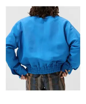 Versace Button-up Blouson With Classic Collar