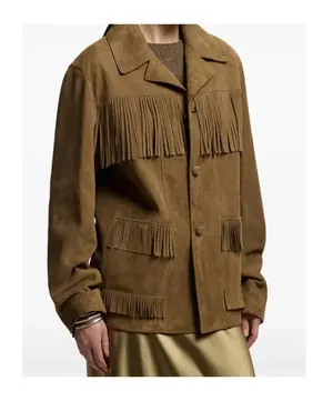 Ralph Lauren Perce Fringe-trim Jacket