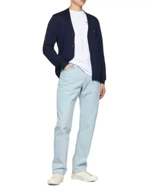 Maison Kitsuné V-neck Long-sleeved Cardigan