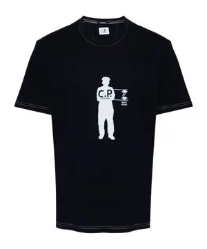 C.P. COMPANY Short-sleeved T-shirt - Blue