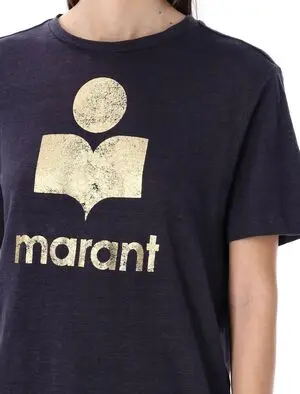 Isabel Marant Étoile Logo Printed Crewneck T-shirt
