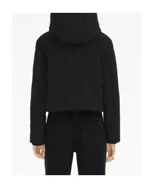 Burberry Hooded Cropped Quilted Down Jacket