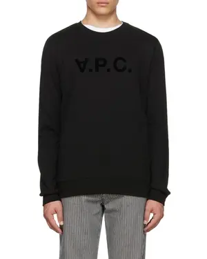 A.p.c. Logo-print Cotton Sweatshirt