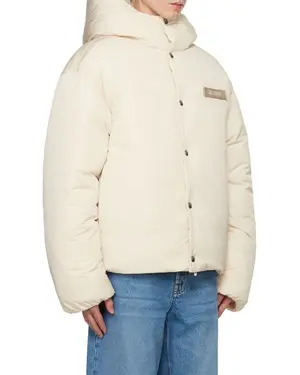 Jacquemus Logo Patch Padded Coat
