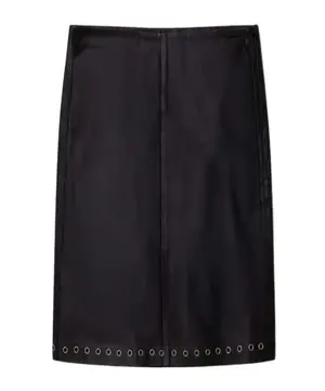 Gimaguas Eyelets Skirt - Black