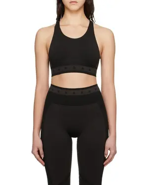 GOLDEN GOOSE Logo Waistband Sports Bra