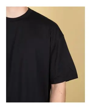 ROBERTO COLLINA Short-sleeved Crewneck T-shirt - Black