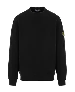 Stone Island Logo Patch Crewneck Sweatshirt