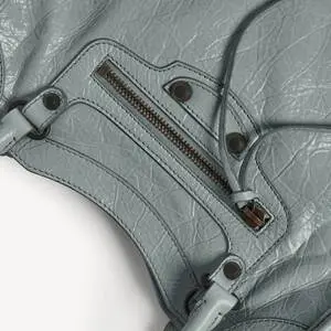 Balenciaga Le City Mini Shoulder Bag - Blue Grey
