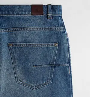 Dior Straight Denim Miniskirt
