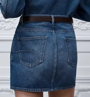 Dior Straight Denim Miniskirt