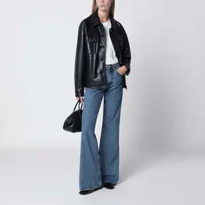 ANINE BING Wyatt Flared Jeans In Freshwater Wash - Blue