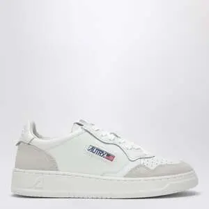 AUTRY Medalist Leather And Suede Low Top Sneakers - White