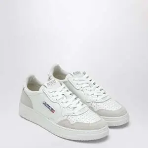 AUTRY Medalist Leather And Suede Low Top Sneakers - White