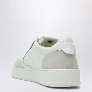 AUTRY Medalist Leather And Suede Low Top Sneakers - White