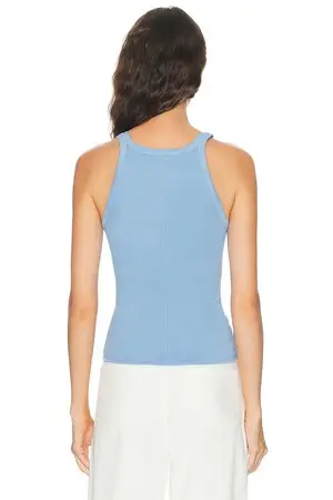 RE/DONE Knotted Ribbed Tank - Seaside