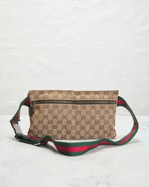 FWRD RENEW Gucci Double Pocket Belt Bag