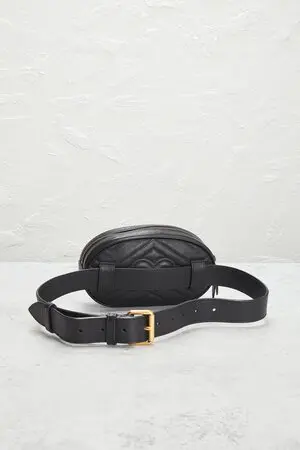Gucci Gg Marmont Belt Bag - Black