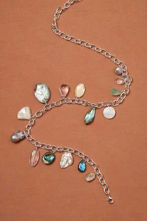 Chan Luu For Stoned Pendant Belt - Multi