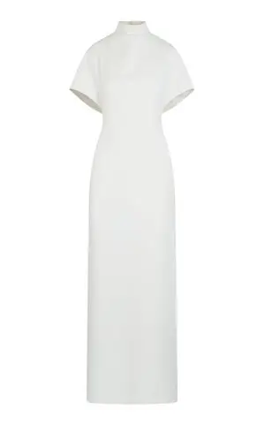 HEIRLOME Isadora Silk-wool Maxi Dress