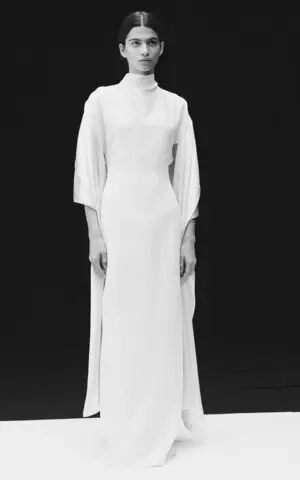 HEIRLOME Isadora Silk-wool Maxi Dress