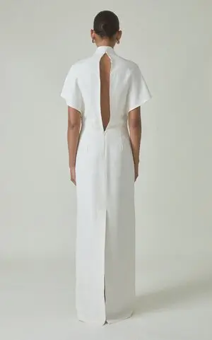 HEIRLOME Isadora Silk-wool Maxi Dress