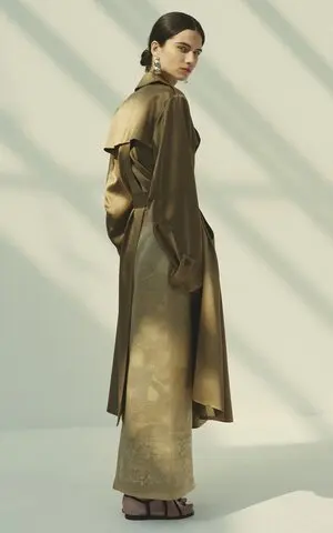 HEIRLOME L. Manuel Morales Silk Maxi Skirt