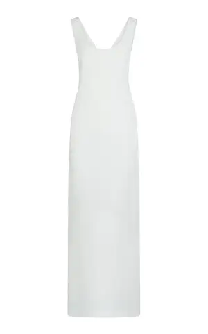 HEIRLOME Delphine Silk-wool Maxi Dress - Ivory