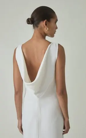 HEIRLOME Delphine Silk-wool Maxi Dress