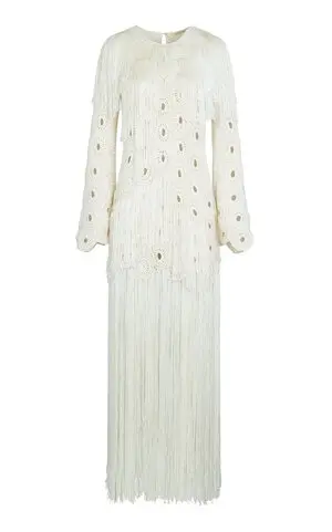 HEIRLOME Tanaya Silk Maxi Dress - Ivory