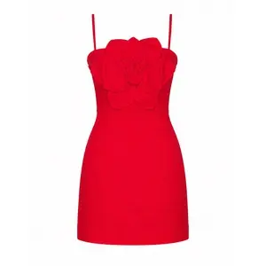 Yumi Kim Alina Linen Dress - Red