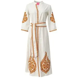 JUST DARVINY Mykonos Dress Sand - Brown