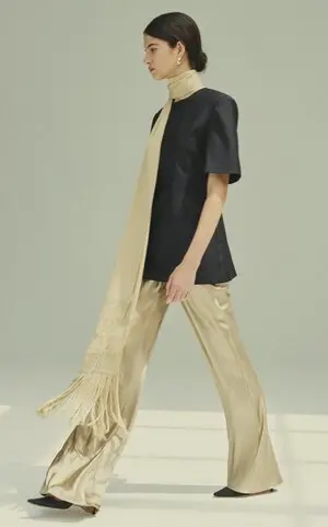 HEIRLOME Juliana Wool-silk Top