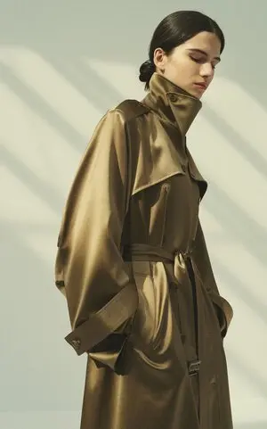 HEIRLOME James Silk Trench Coat